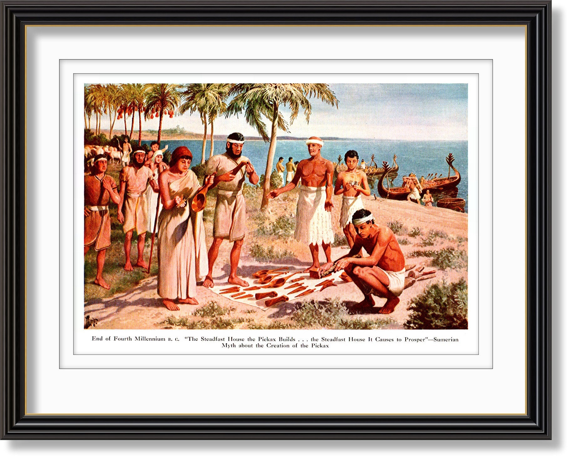 Ancient Mesopotamia,18 Century BC, Sumerian Myth About Creation of the ...