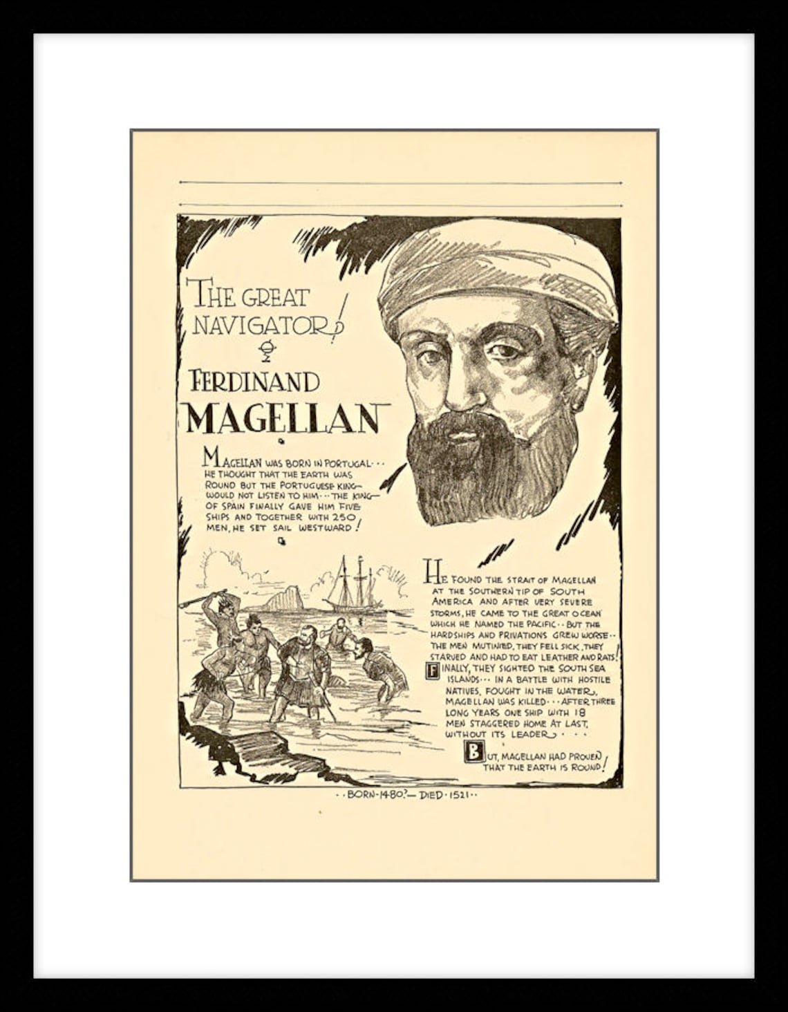 Ferdinand MAGELLAN, the Great Portuguese Explorer and Navigator, Proved ...