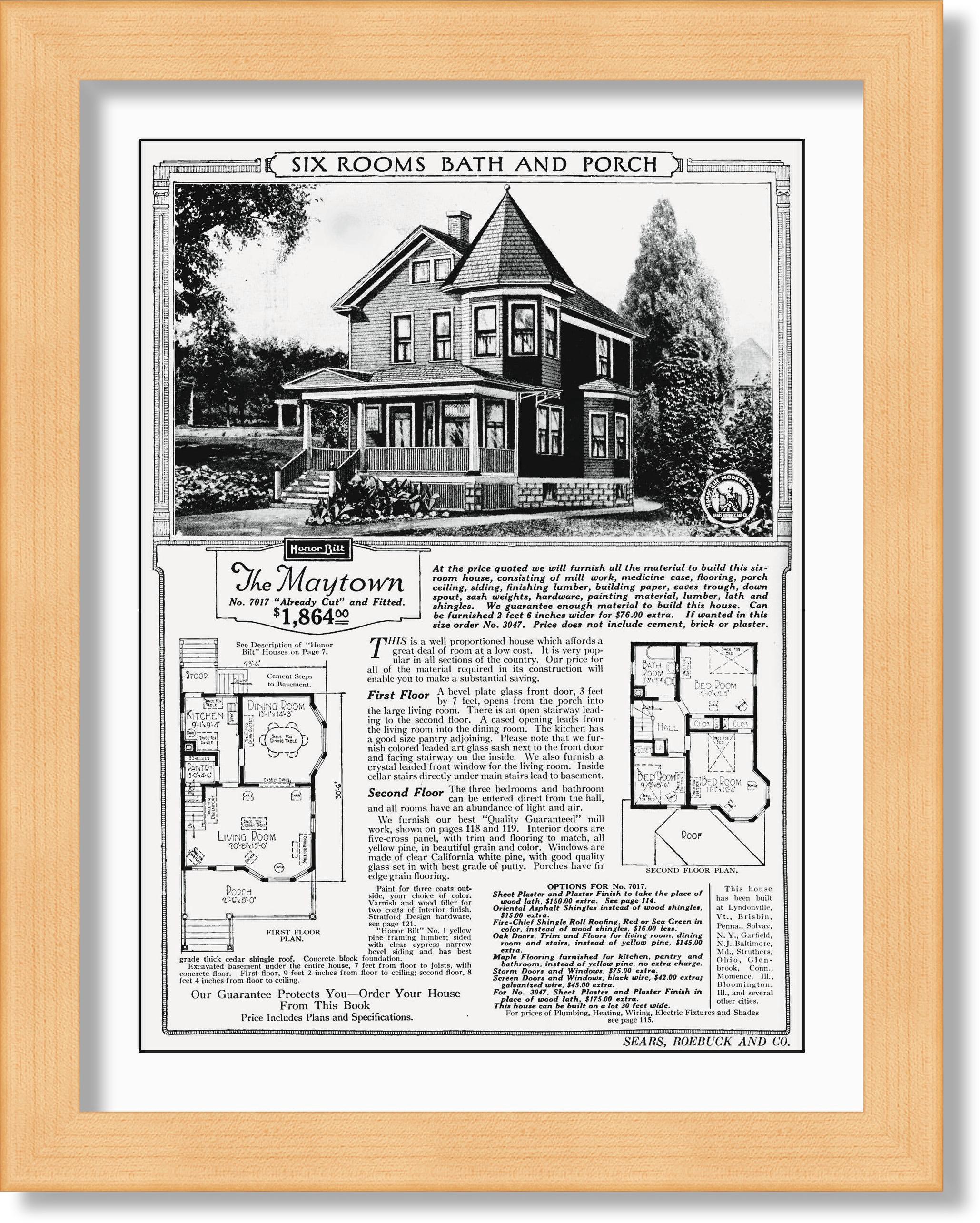 Sears MAYTOWN 1921 Well Proportioned House, Very Popular in All ...