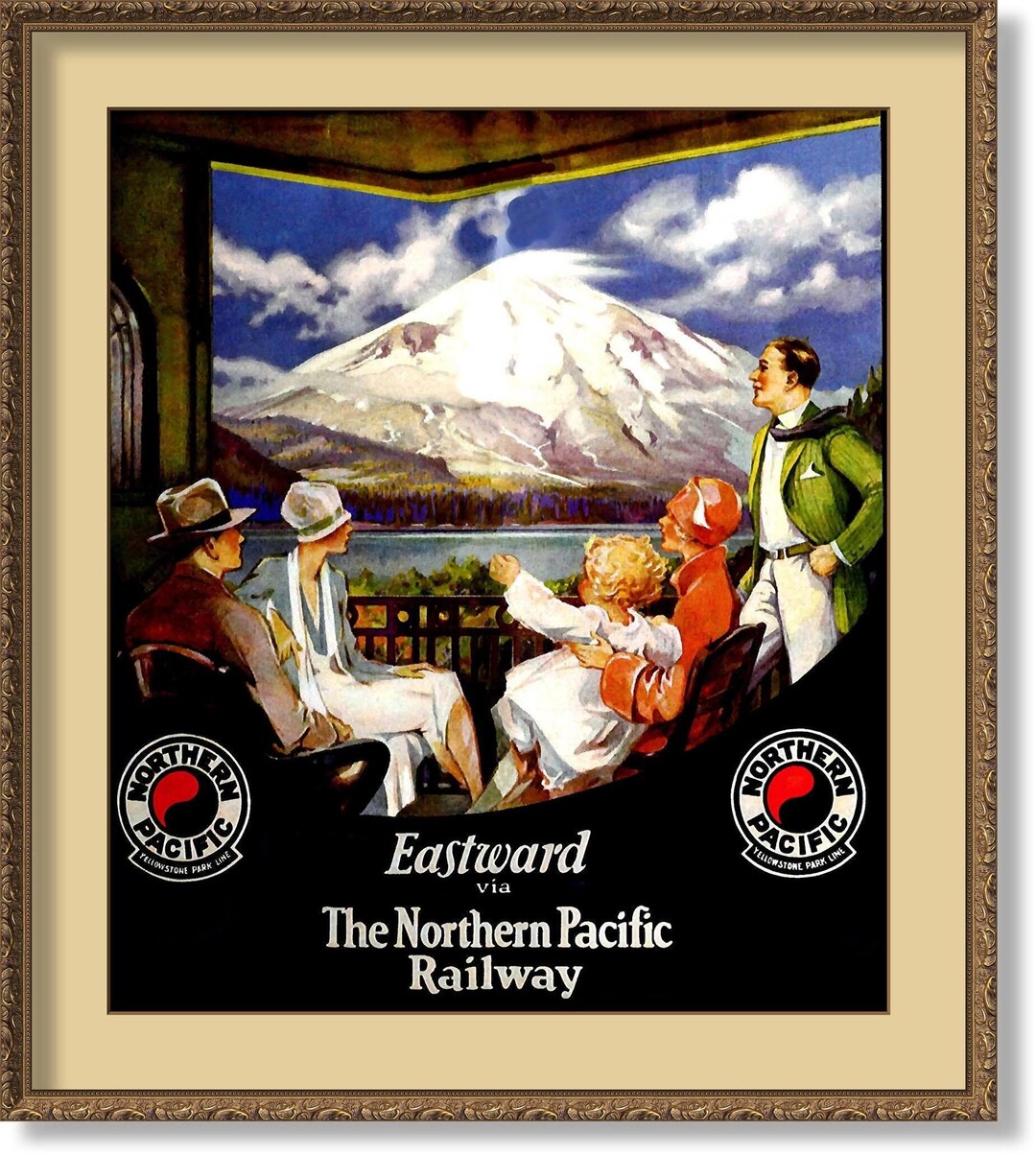 1922 Northern Pacific Yellowstone Park Line, Eastward via the Northern ...