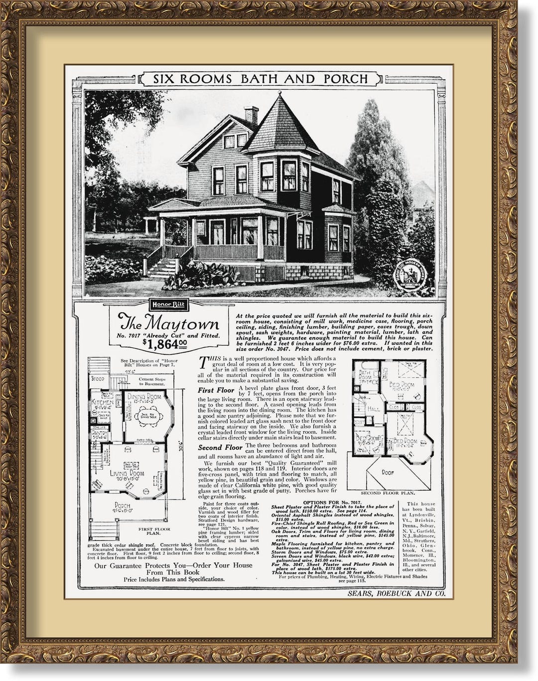 Sears MAYTOWN 1921 Well Proportioned House, Very Popular in All ...