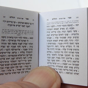 Hebrew Jewish Prayer Mini Pocket Bible Book of Psalms,golden Color ...