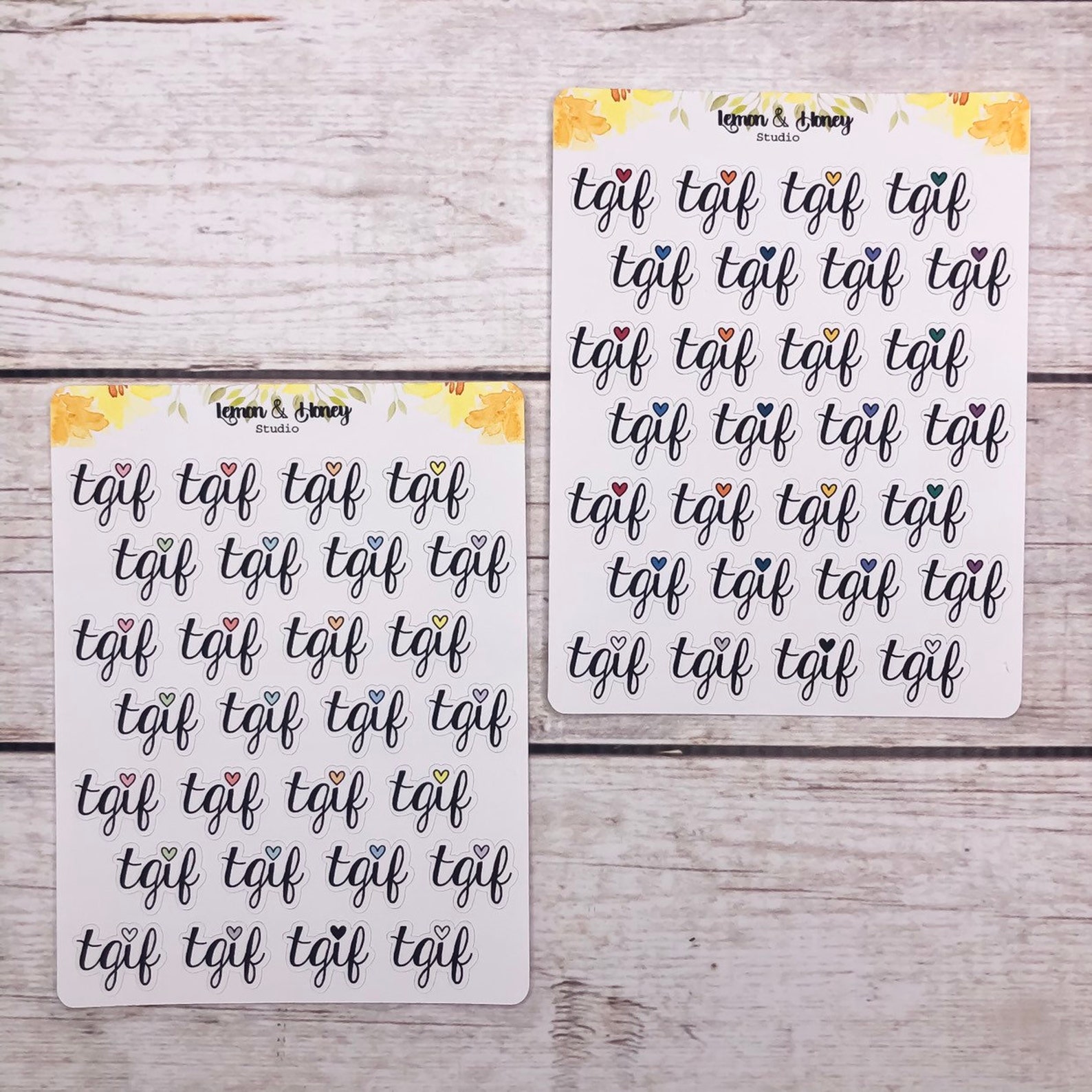 TGIF Planner Stickers | Etsy
