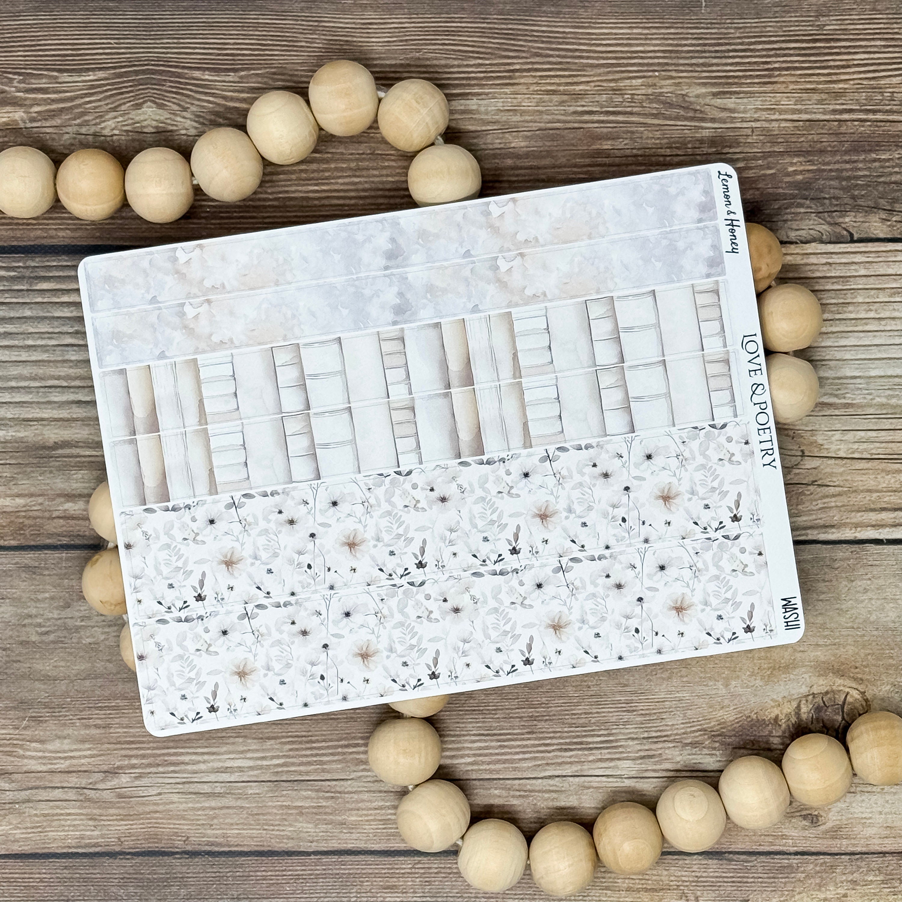 Love & Poetry Vertical Weekly Planner Sticker Kit - Etsy
