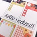 Hello Weekend Banner Planner Stickers - Etsy