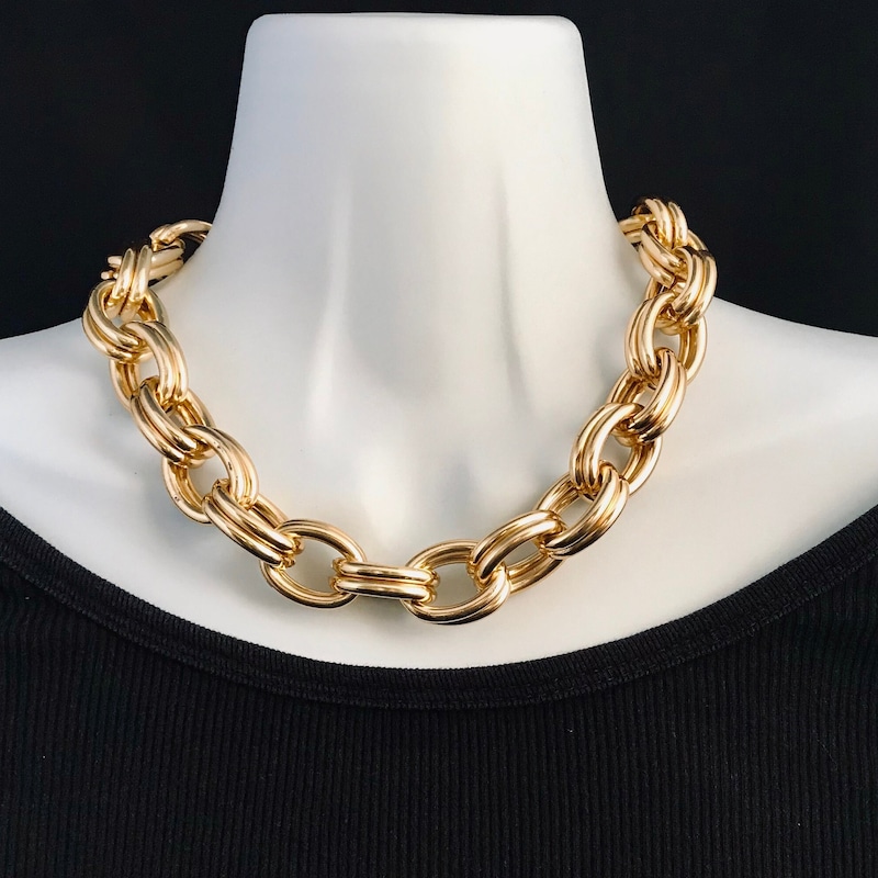 Double Link Chain - Etsy