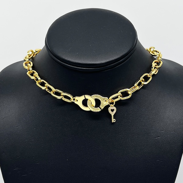 Handcuff Necklace - Etsy