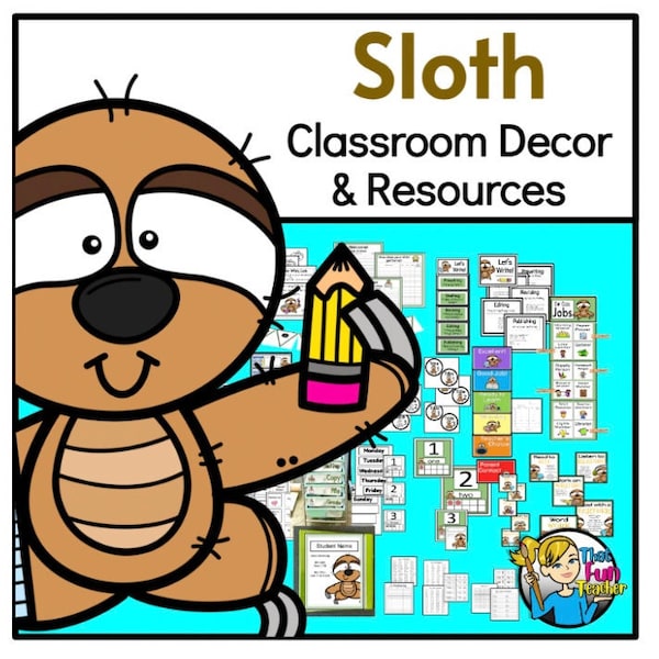 Sloth Decor - Etsy