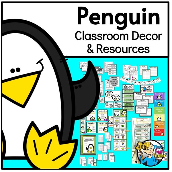 Penguin Decor - Etsy