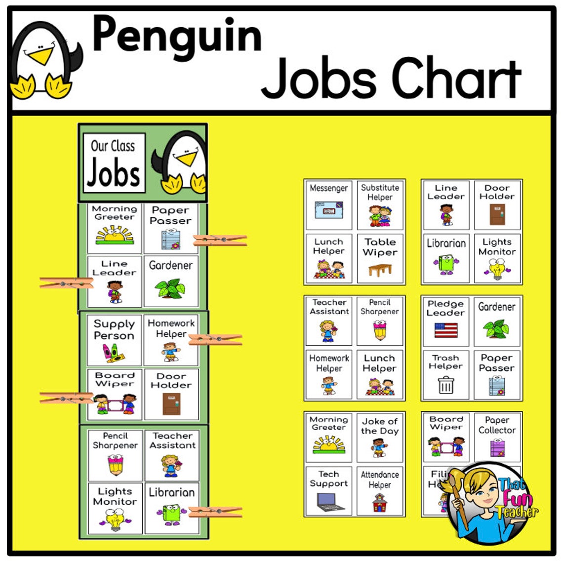Penguin Theme Classroom Decor & Resources DIGITAL DOWNLOAD - Etsy