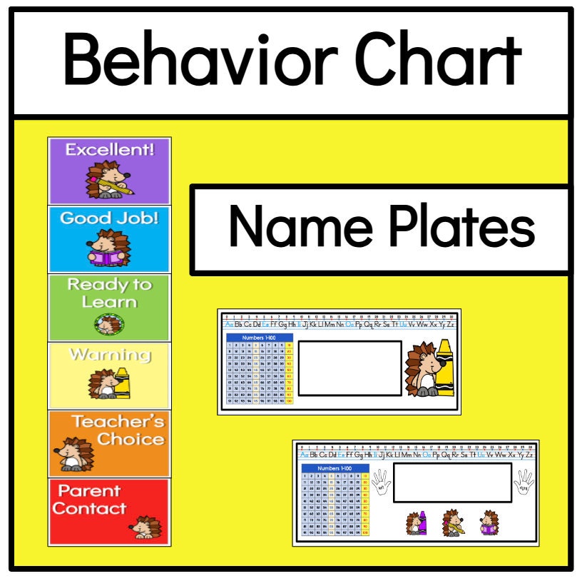 Hedgehog Theme Classroom Decor & Resources DIGITAL DOWNLOAD - Etsy