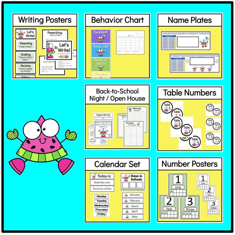 Watermelon Theme Classroom Decor & Resources - DIGITAL DOWNLOAD - Etsy