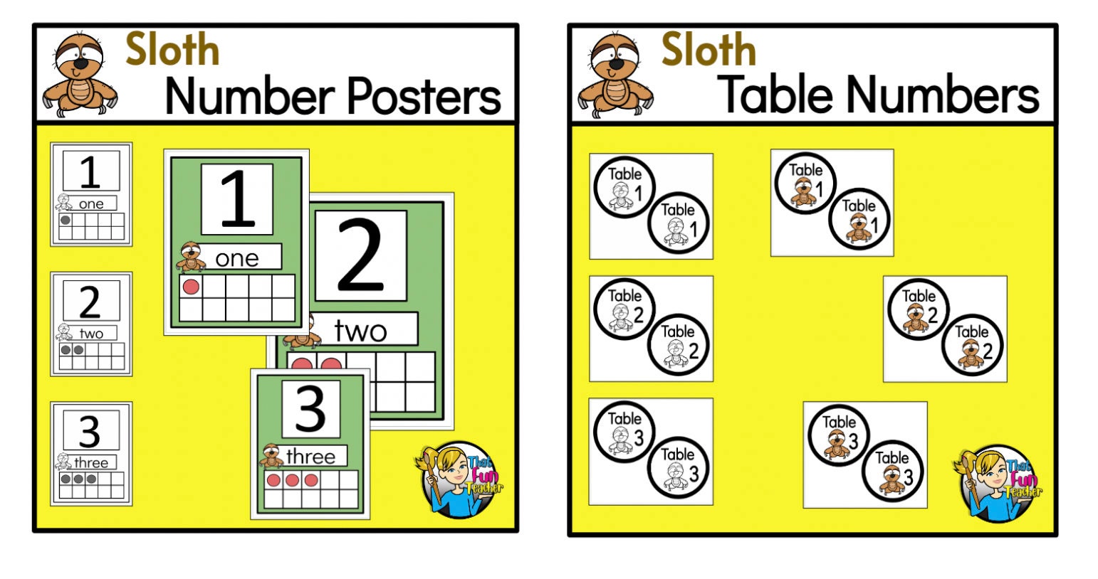 Sloth Theme Classroom Decor & Resources - DIGITAL DOWNLOAD - Etsy