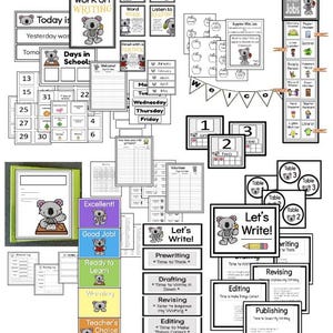 Koala Theme Classroom Decor & Resources - DIGITAL DOWNLOAD - Etsy