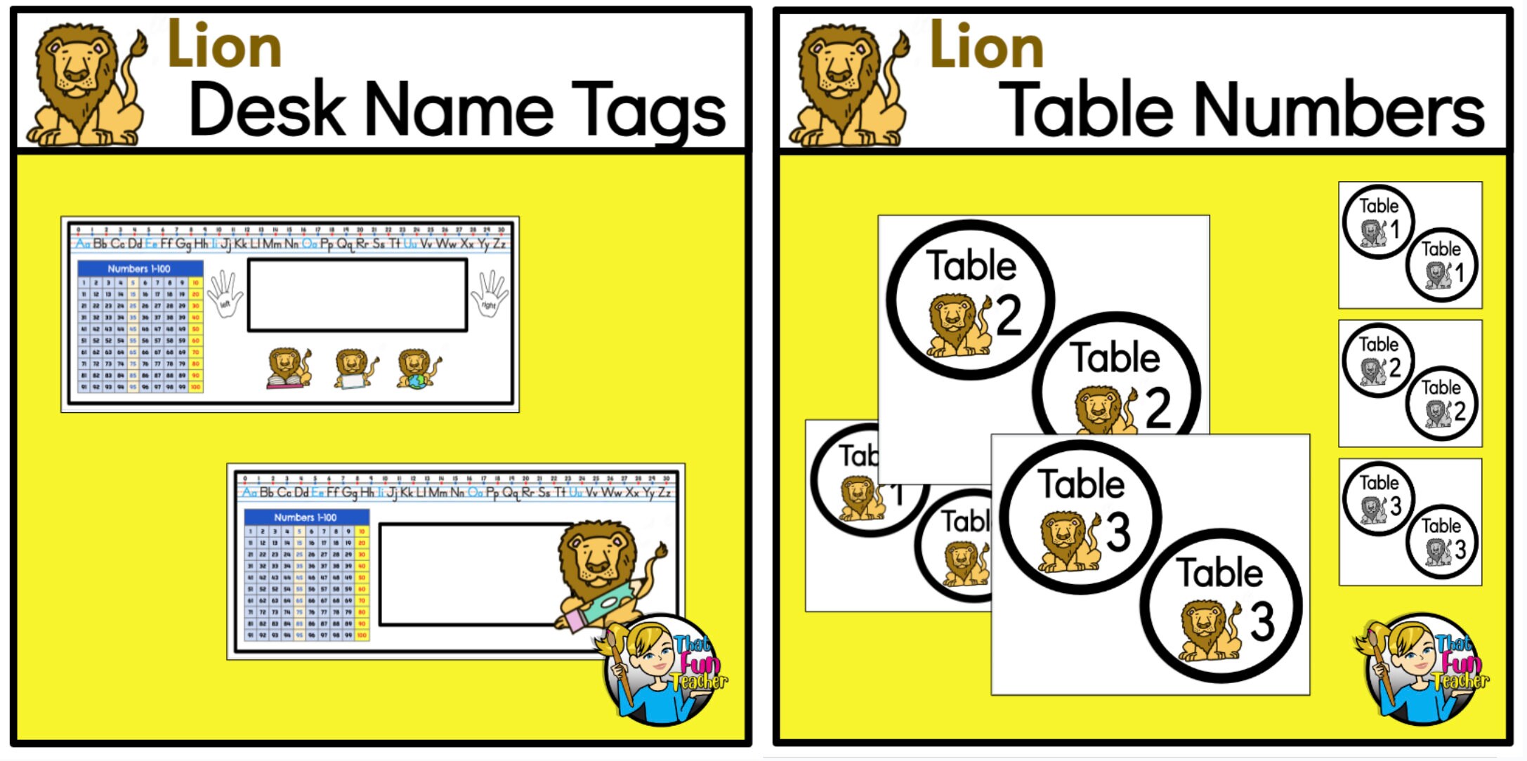Lion Theme Classroom Decor & Resources - DIGITAL DOWNLOAD - Etsy