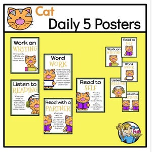 Cat Theme Classroom Decor & Resources - DIGITAL DOWNLOAD - Etsy