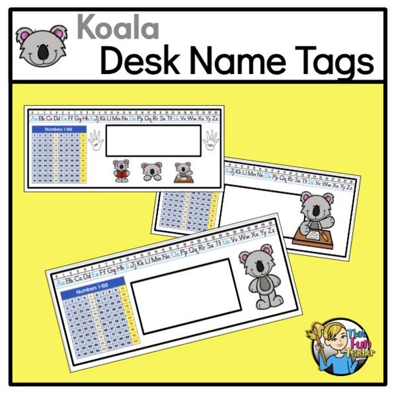 Koala Theme Classroom Decor & Resources - DIGITAL DOWNLOAD - Etsy