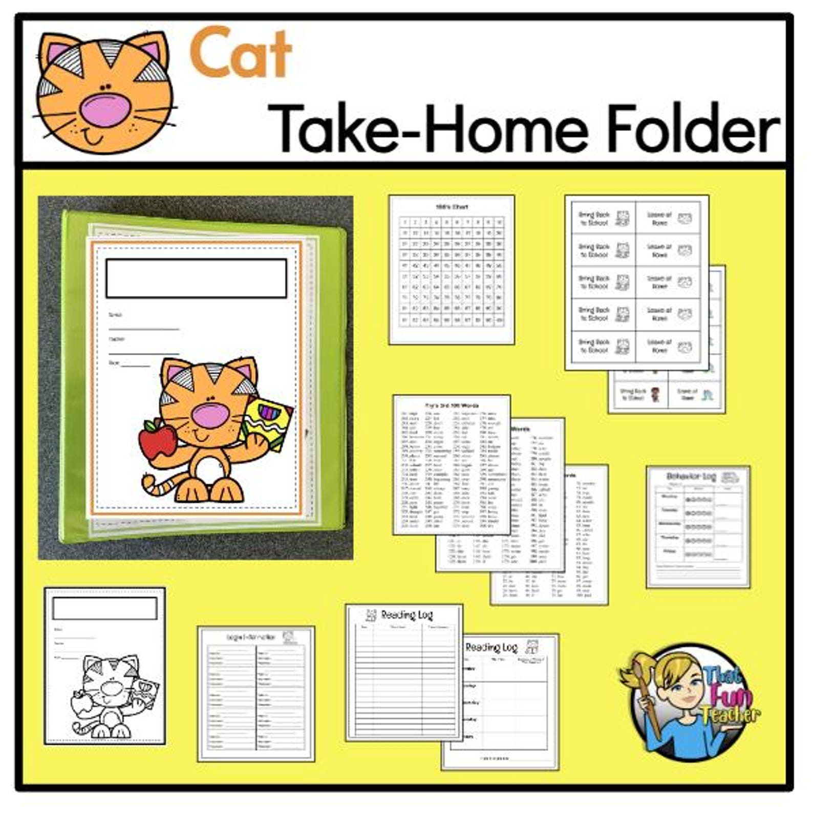 Cat Theme Classroom Decor & Resources - DIGITAL DOWNLOAD - Etsy