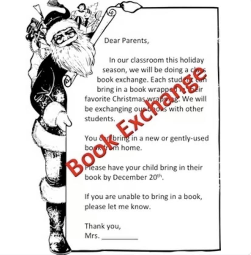 Christmas Party Parent Letters (editable) - Etsy