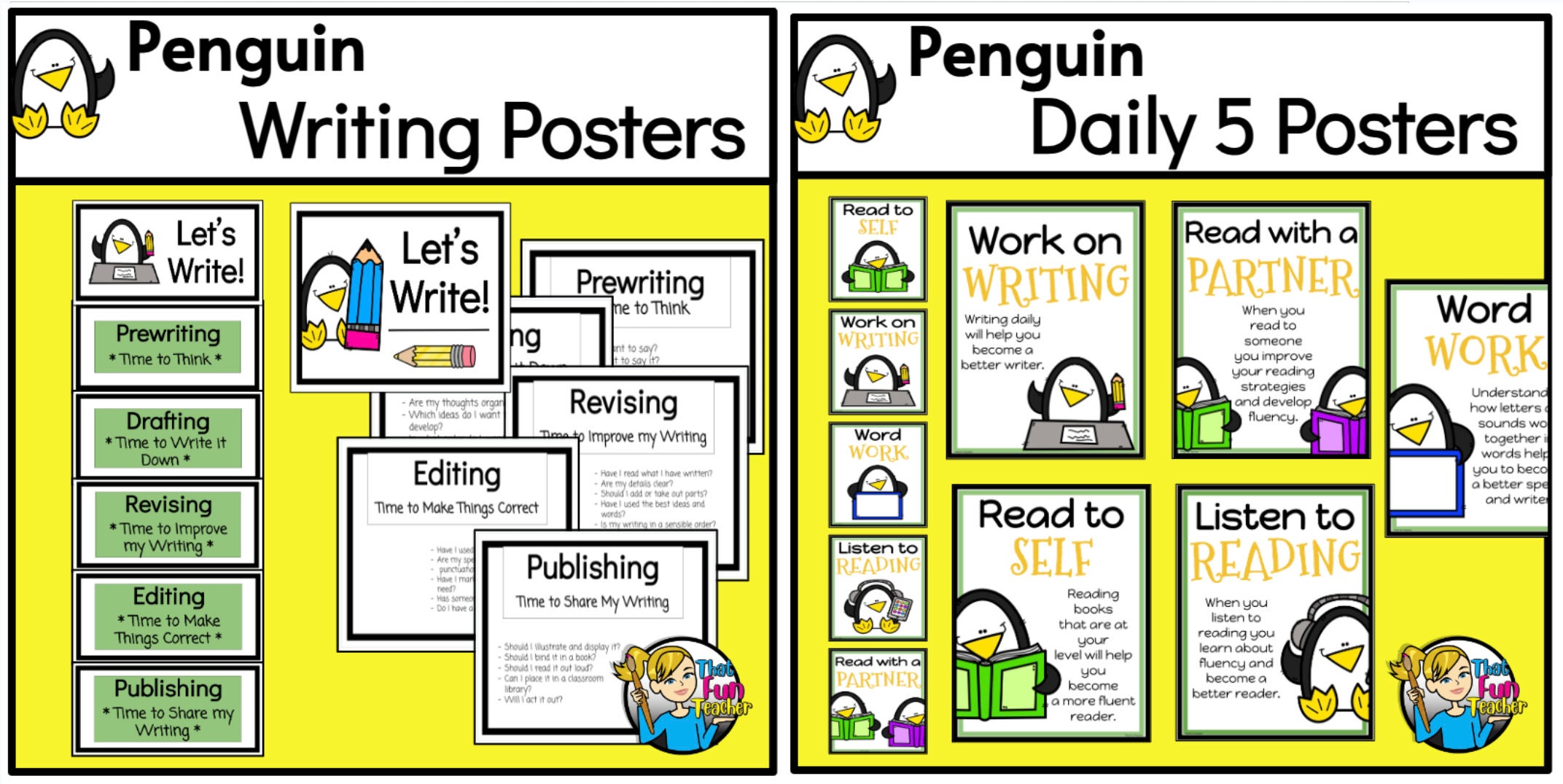 Penguin Theme Classroom Decor & Resources DIGITAL DOWNLOAD - Etsy