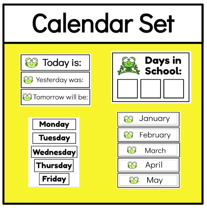 Frog Theme Classroom Decor & Resources - DIGITAL DOWNLOAD - Etsy