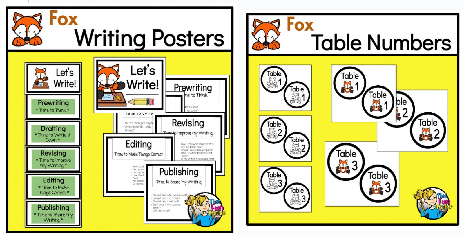 Fox Theme Classroom Decor & Resources - DIGITAL DOWNLOAD - Etsy