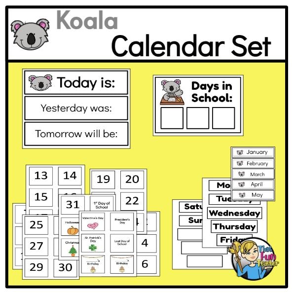 Koala Theme Classroom Decor & Resources - DIGITAL DOWNLOAD - Etsy