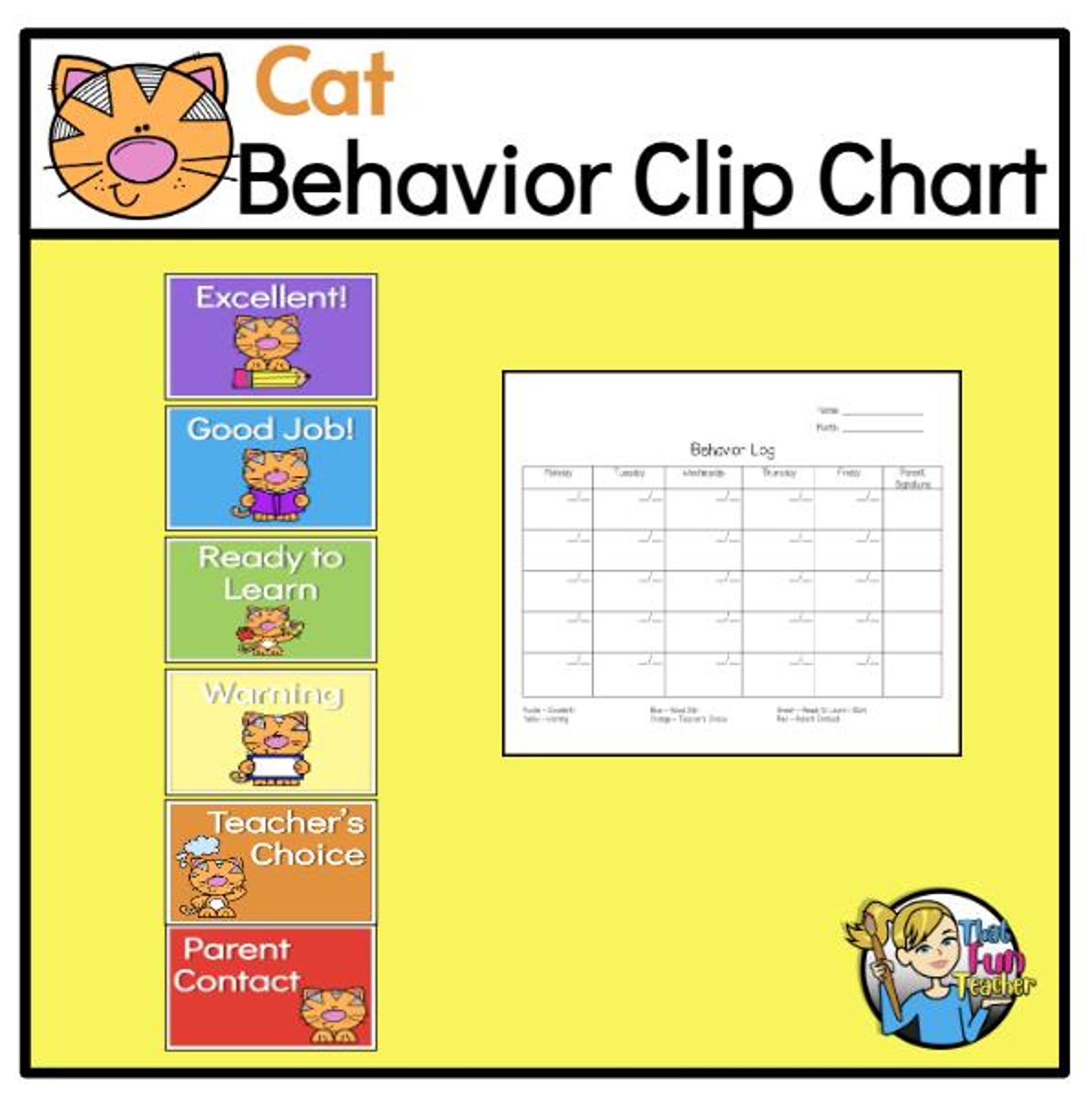 Cat Theme Classroom Decor & Resources - DIGITAL DOWNLOAD - Etsy