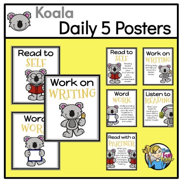 Koala Theme Classroom Decor & Resources - DIGITAL DOWNLOAD - Etsy