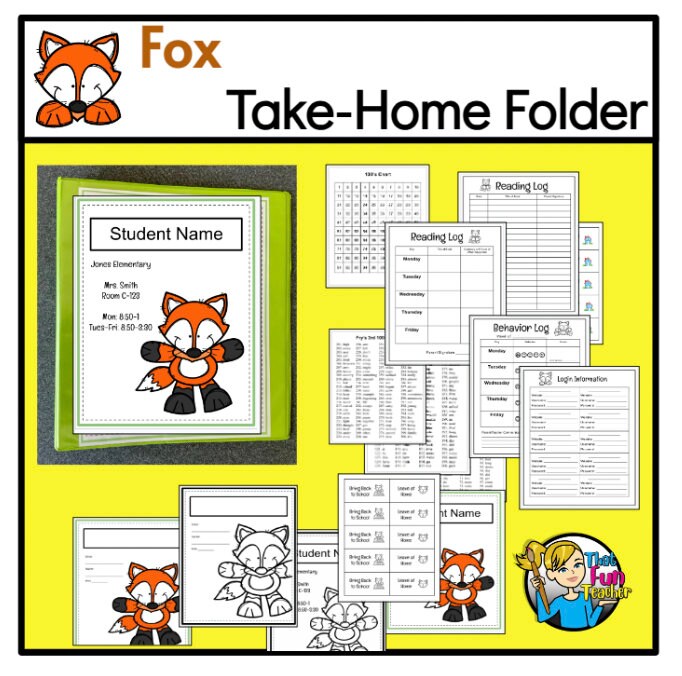Fox Theme Classroom Decor & Resources - DIGITAL DOWNLOAD - Etsy