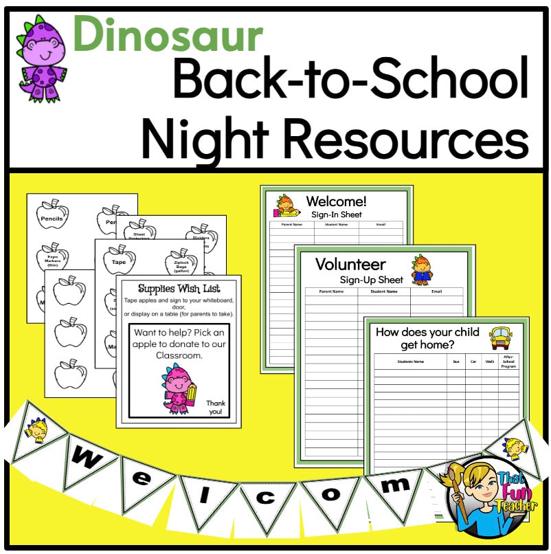 Dinosaur Theme Classroom Decor & Resources DIGITAL DOWNLOAD - Etsy
