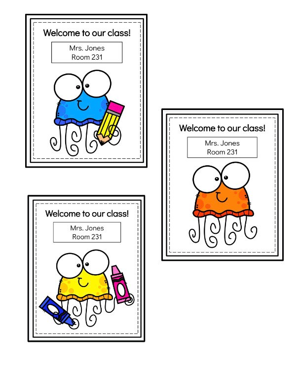 Jellyfish Theme Classroom Decor & Resources - DIGITAL DOWNLOAD - Etsy