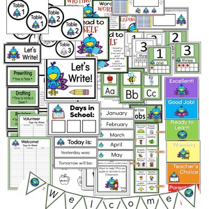 Peacock Theme Classroom Decor & Resources - DIGITAL DOWNLOAD - Etsy