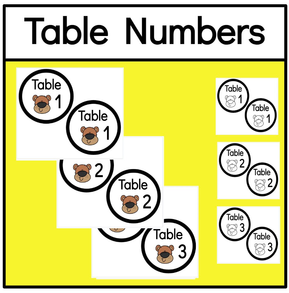 Bear Theme Classroom Decor & Resources DIGITAL DOWNLOAD - Etsy