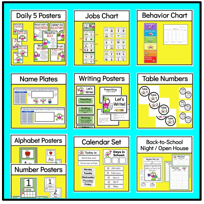 Strawberry Theme Classroom Decor & Resources - DIGITAL DOWNLOAD - Etsy