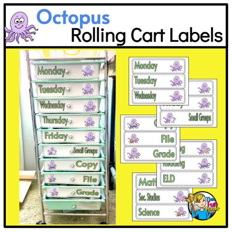 Octopus Theme Classroom Decor & Resources - DIGITAL DOWNLOAD - Etsy