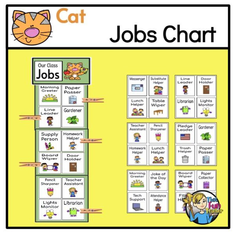 Cat Theme Classroom Decor & Resources - DIGITAL DOWNLOAD - Etsy