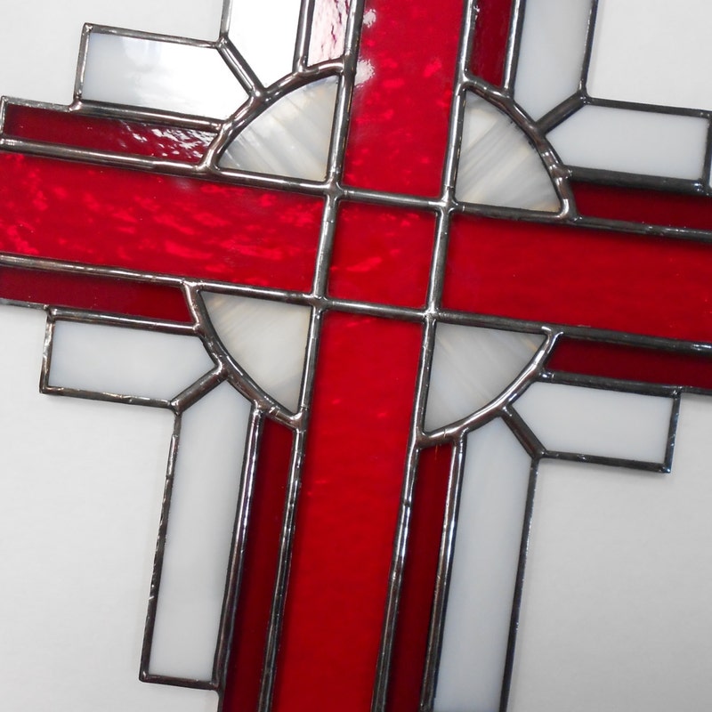 Stained Glass Cross - Etsy