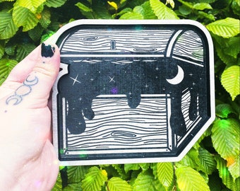 Treasure Chest Resin Mold | Etsy