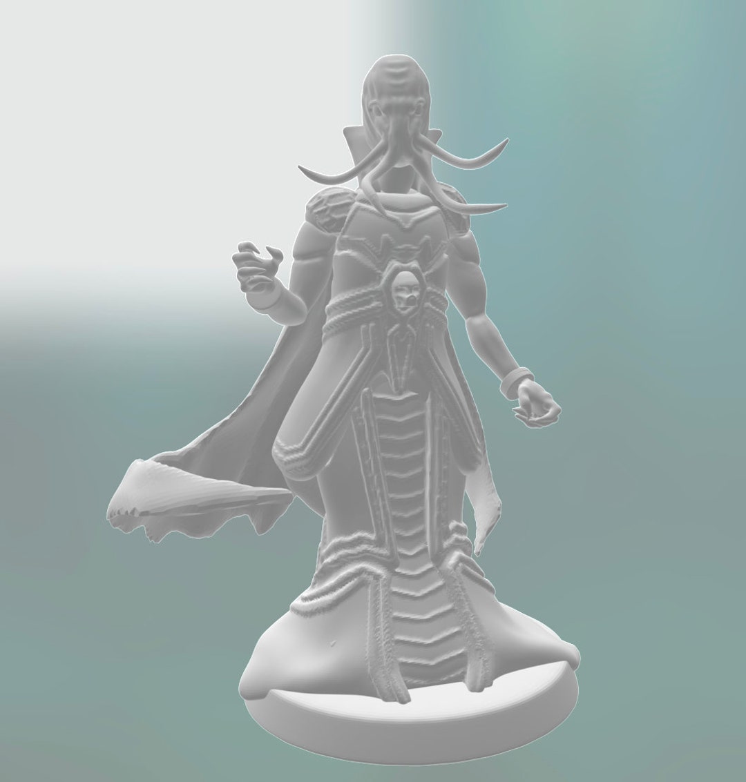 DND Mind Flayer Model STL 3D Print File - Etsy
