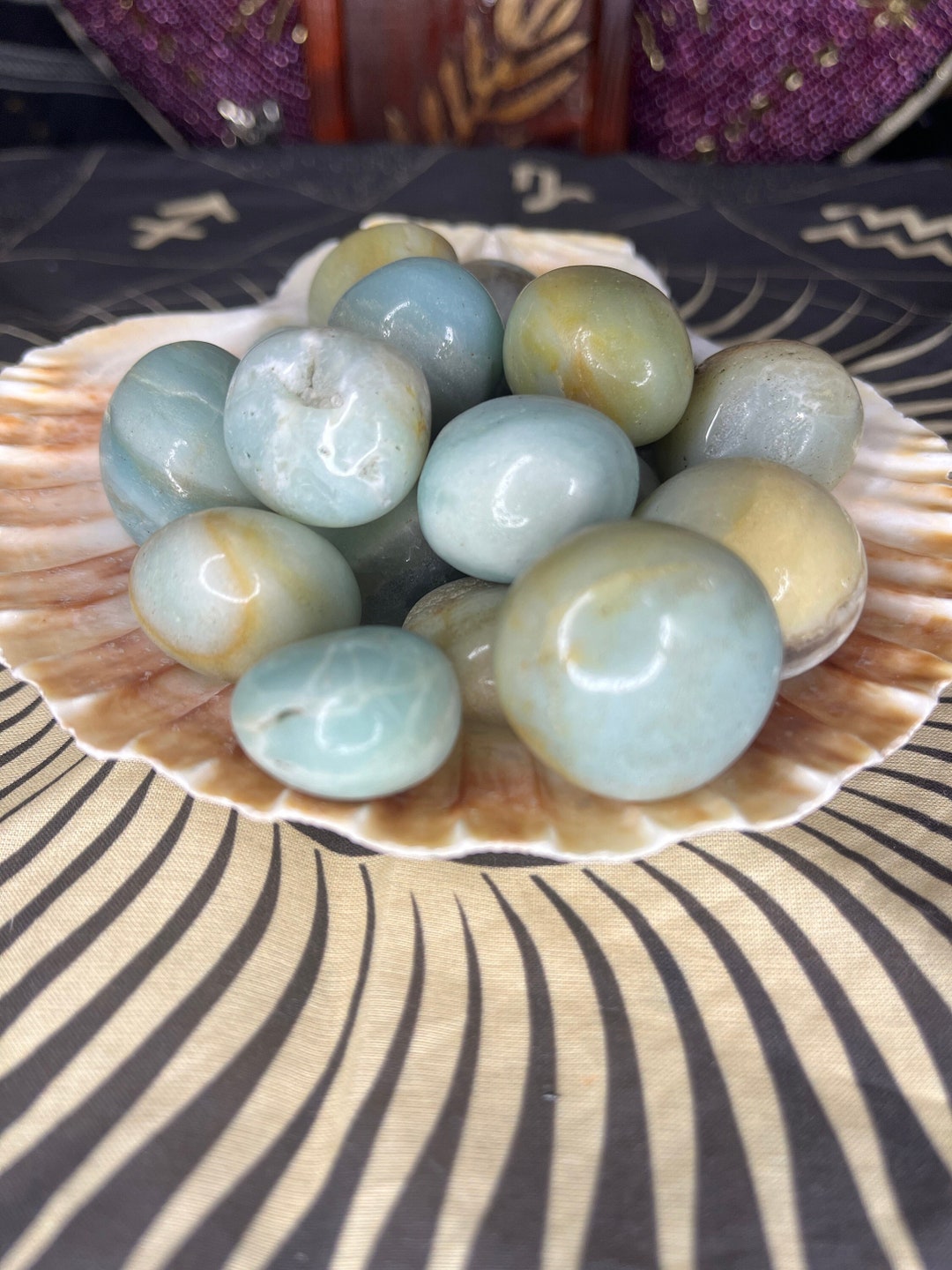 Caribbean Calcite Crystal Tumble Stones - Etsy