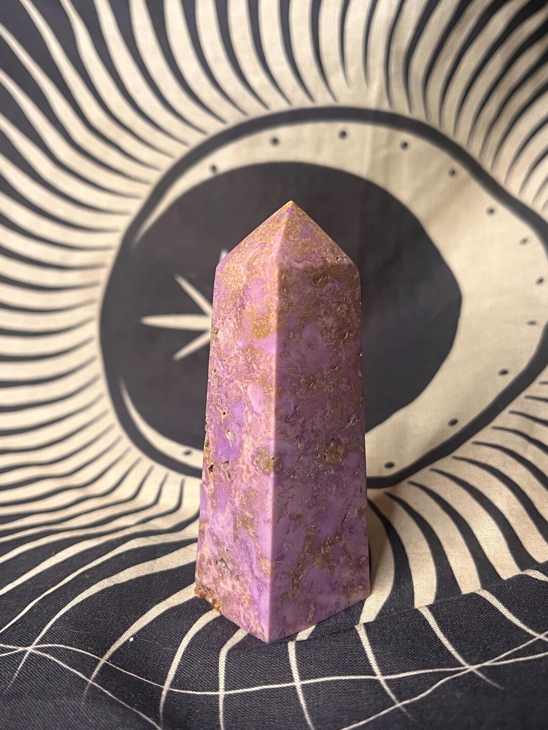 Phosphosiderite Crystal Tower - Etsy