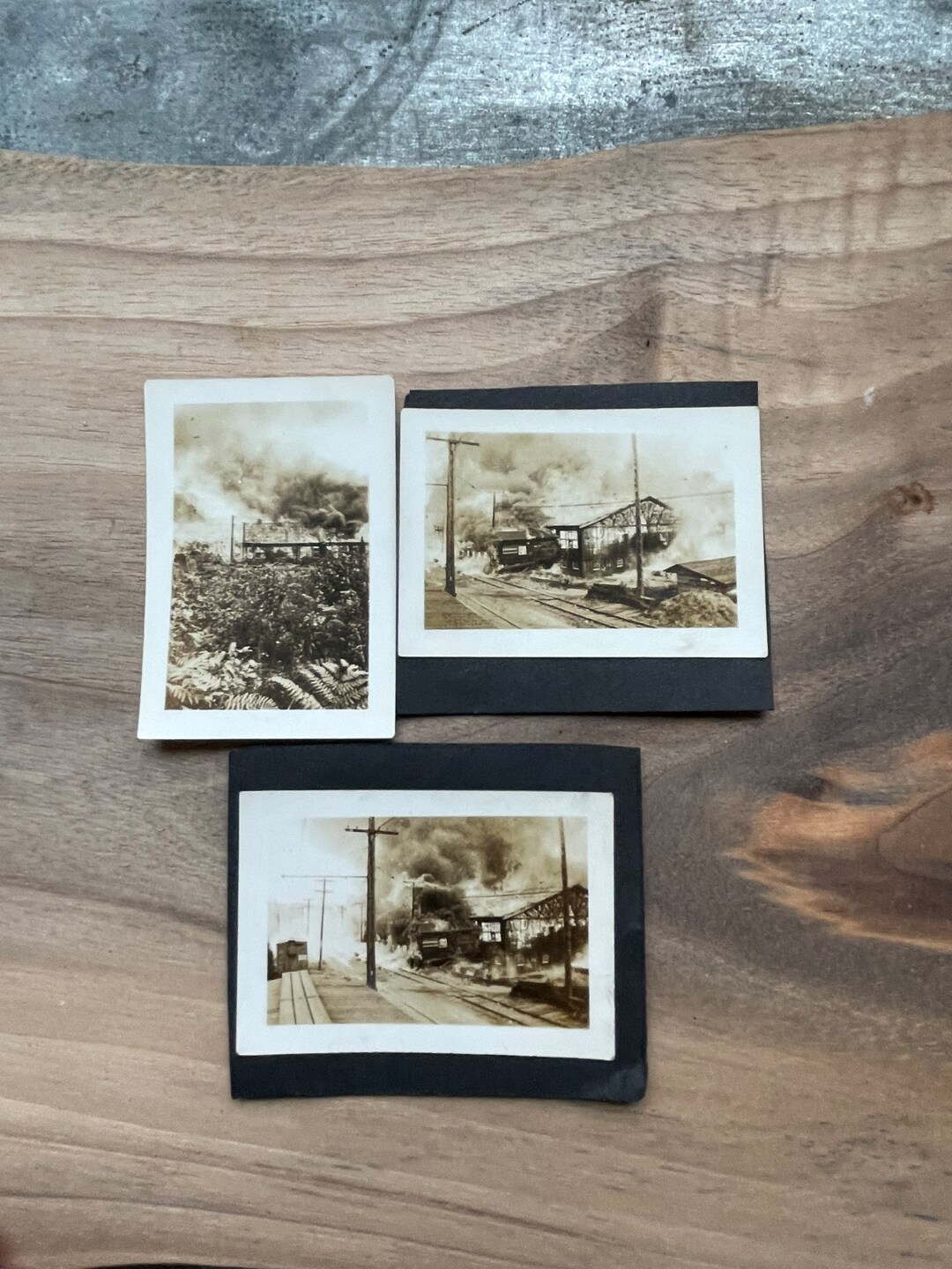 Lot of Vintage Fire Photos - 40s - Fully Engulfed - Building Fire ...