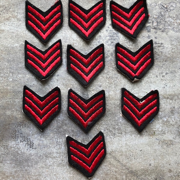 Red Chevron - Etsy