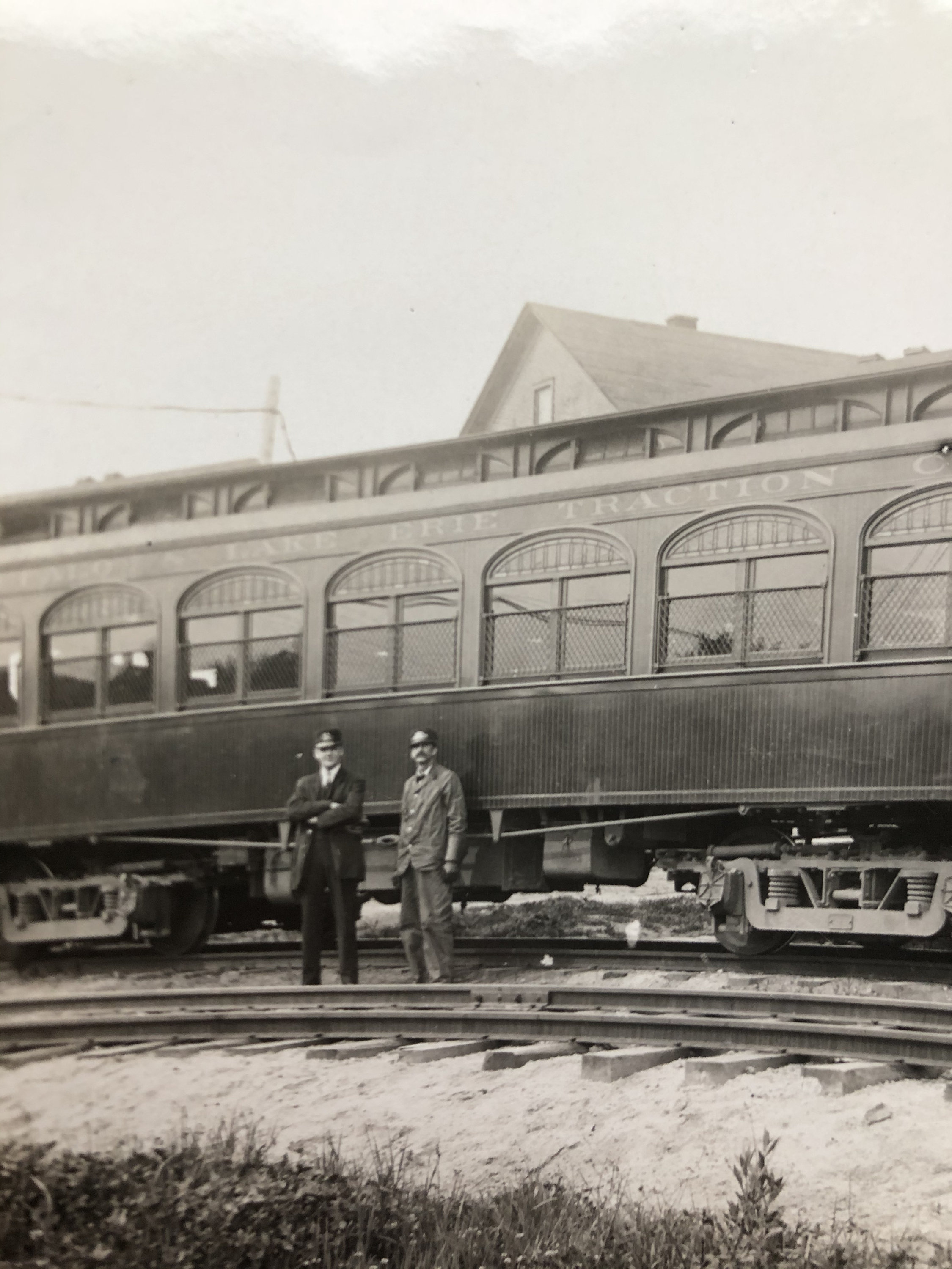 Antique Train Photo - 1919 - Buffalo & Lake Erie Traction Co. - Train ...