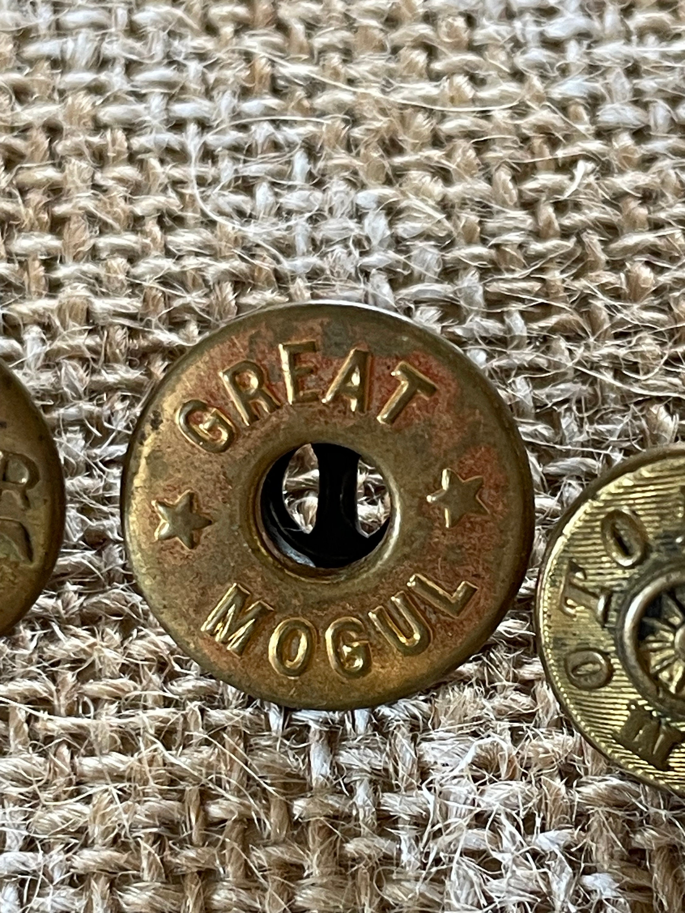 Vintage Brass Uniform Buttons - Motorman - Leather Label - Great Mogul ...