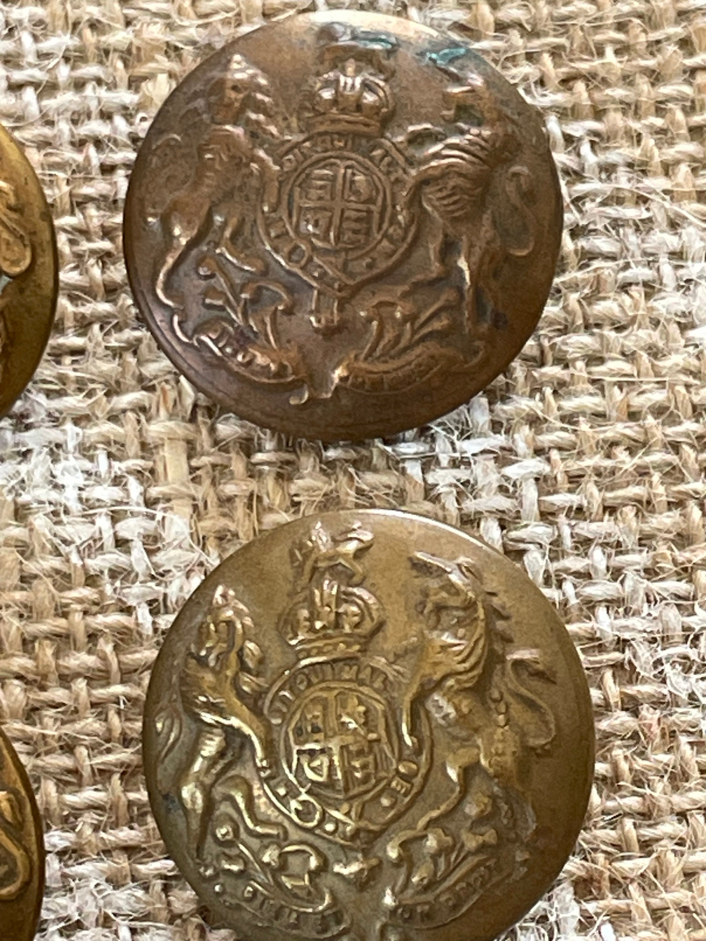 Vintage WWI WWII General Service Corps Buttons - Birmingham - Etsy