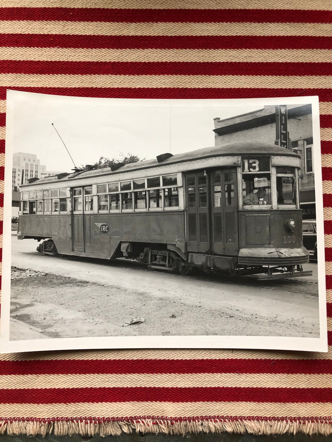 Vintage IRC Streetcar Photo - Passenger - Vintage Transportation - New ...