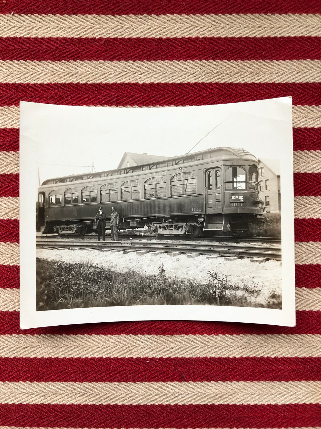 Antique Train Photo - 1919 - Buffalo & Lake Erie Traction Co. - Train ...