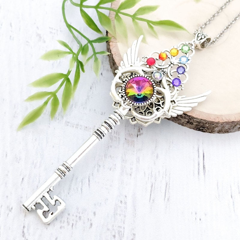 Whimsical Key Pendant - Etsy